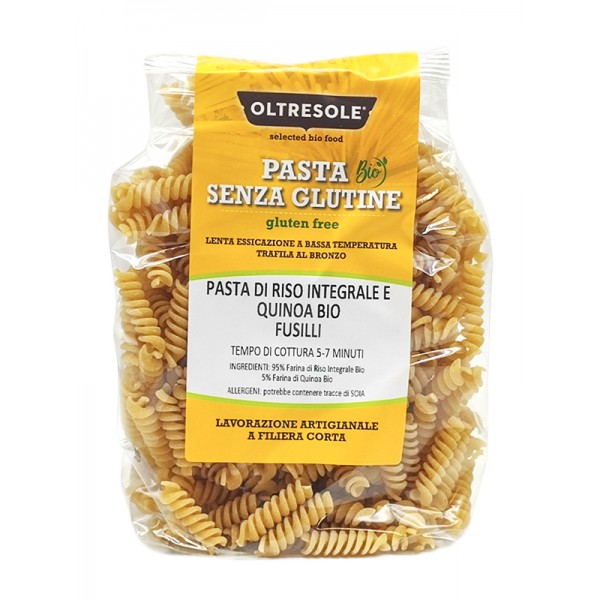 PASTA DI RISO E QUINOA BIO FUSILLI 350 g | Oltresole